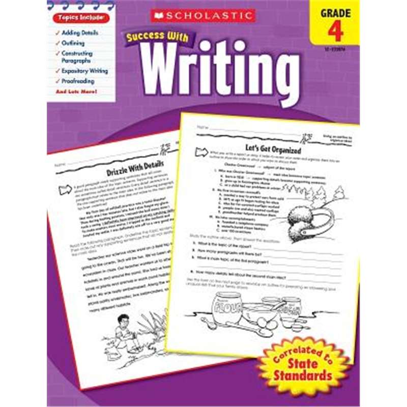 英文原版 学乐成功系列 Scholastic Success with Writing,