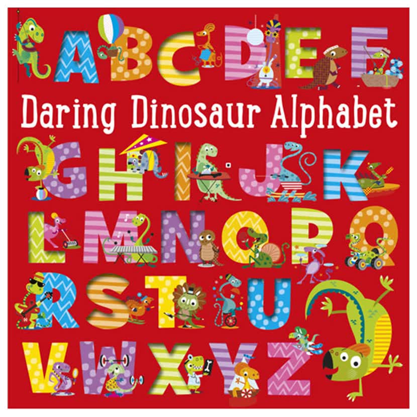 勇敢的恐龙 字母表Daring Dinosaur Alphabet 进口原版英文绘本故事书