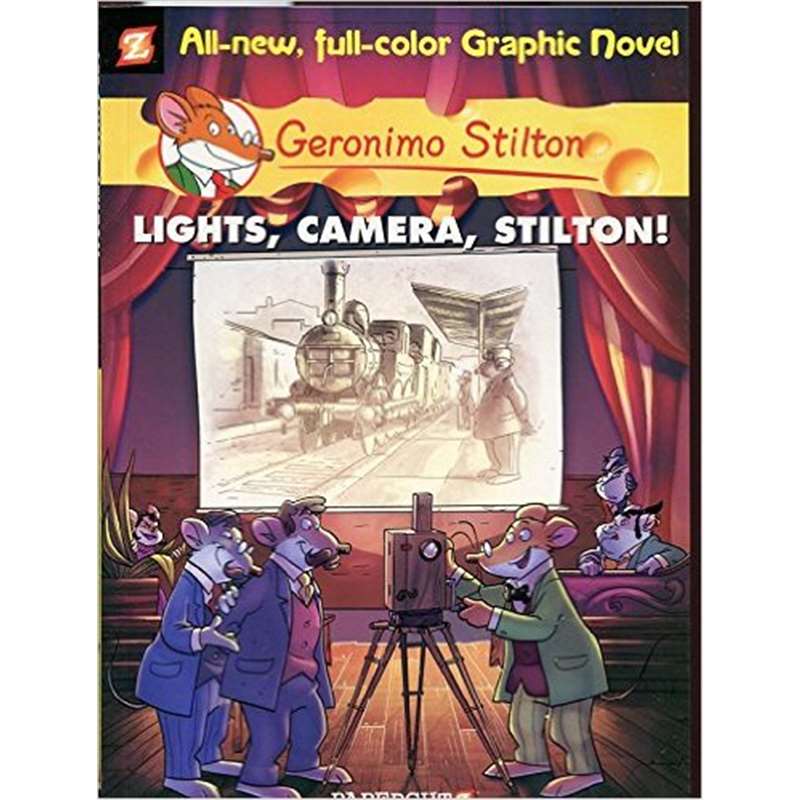 老鼠记者 儿童绘本 GERONIMO STILTON GRAPHIC NOVEL#16 LIGHTS