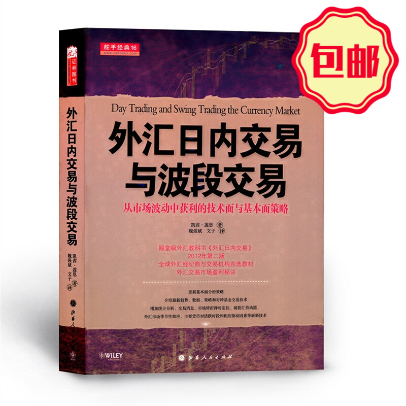 包邮 舵手经典16 外汇日内交易与波段交易 从市场波动中获利的技术面与基本面策略 外汇机构教材 外汇交易市场盈利秘诀