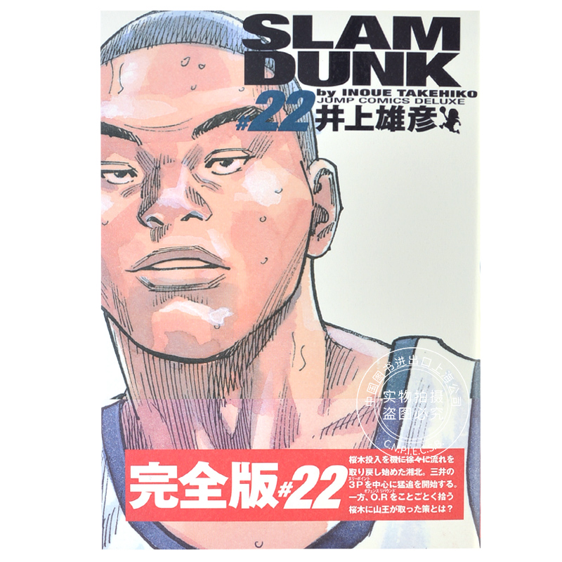 日文原版 漫画 灌篮高手 SLAM DUNK完全版22进口图书