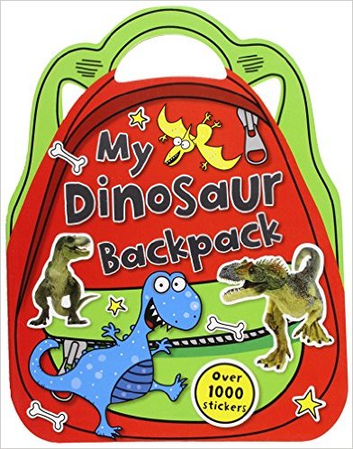Shaped Sticker Books My Dinosaur Backpack