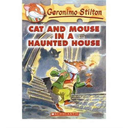 学乐 老鼠记者 英文原版儿童绘本故事7-12岁 Geronimo Stilton #3: Cat and Mouse in a Haunted House 探险冒