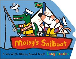 小鼠波波 帆船造型 启蒙交通工具纸板书 Maisy's Sailboat 英文原版