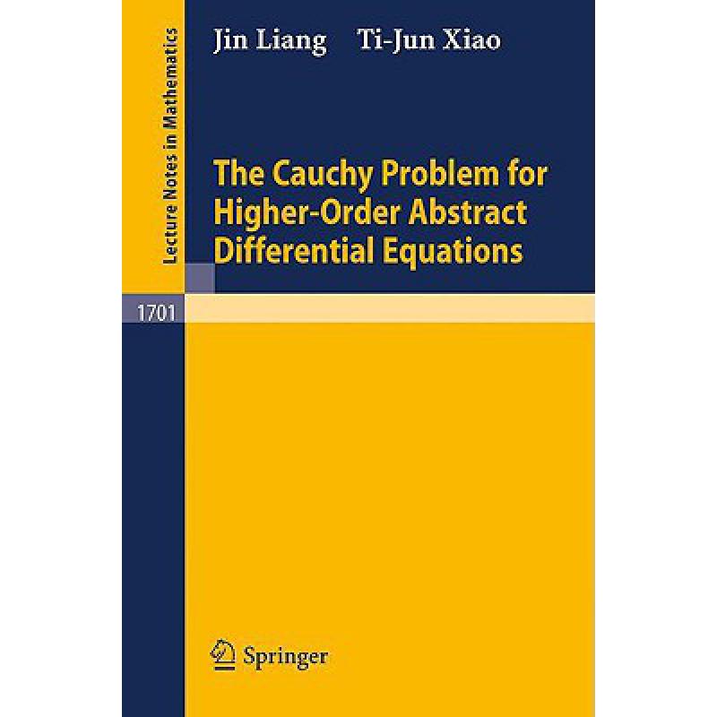 The Cauchy Problem for Higher Order Abstract Differential Equations