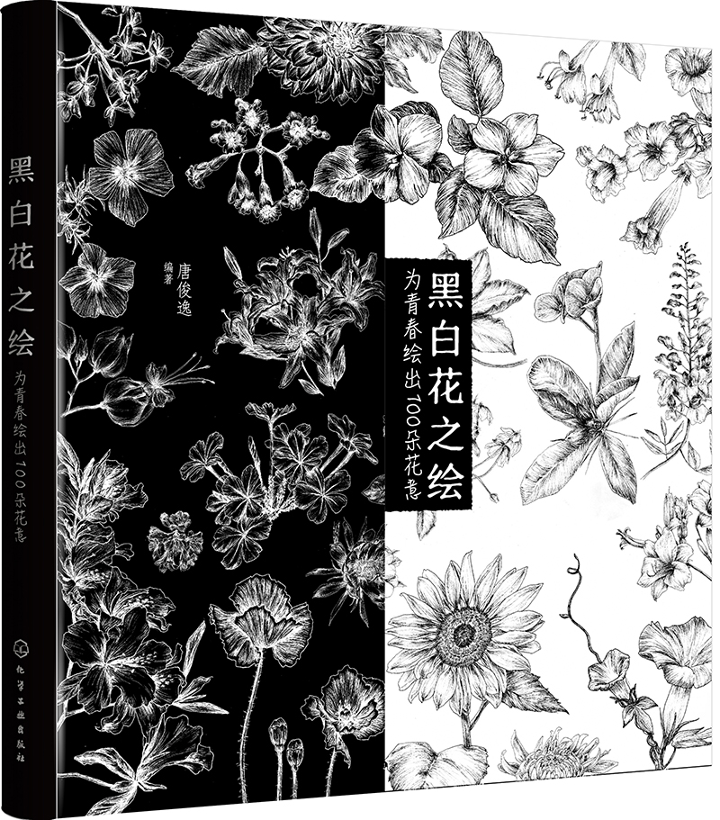 黑白花之绘——为青春绘出100朵花意