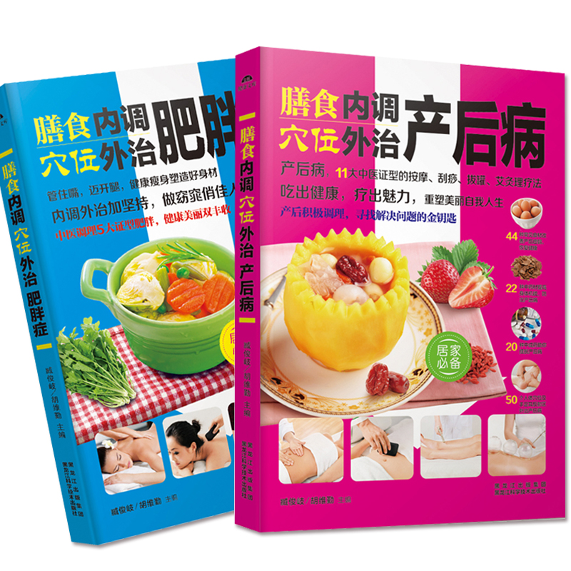 穴位外治丛书：外治产后症+外治肥胖症（套装共2册）