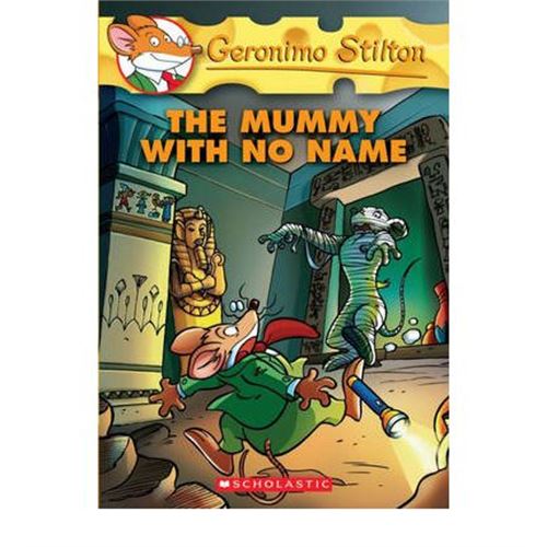 学乐 老鼠记者 英文原版儿童绘本故事7-12岁 Geronimo Stilton #26: The Mummy with No Name 儿童探险小说英