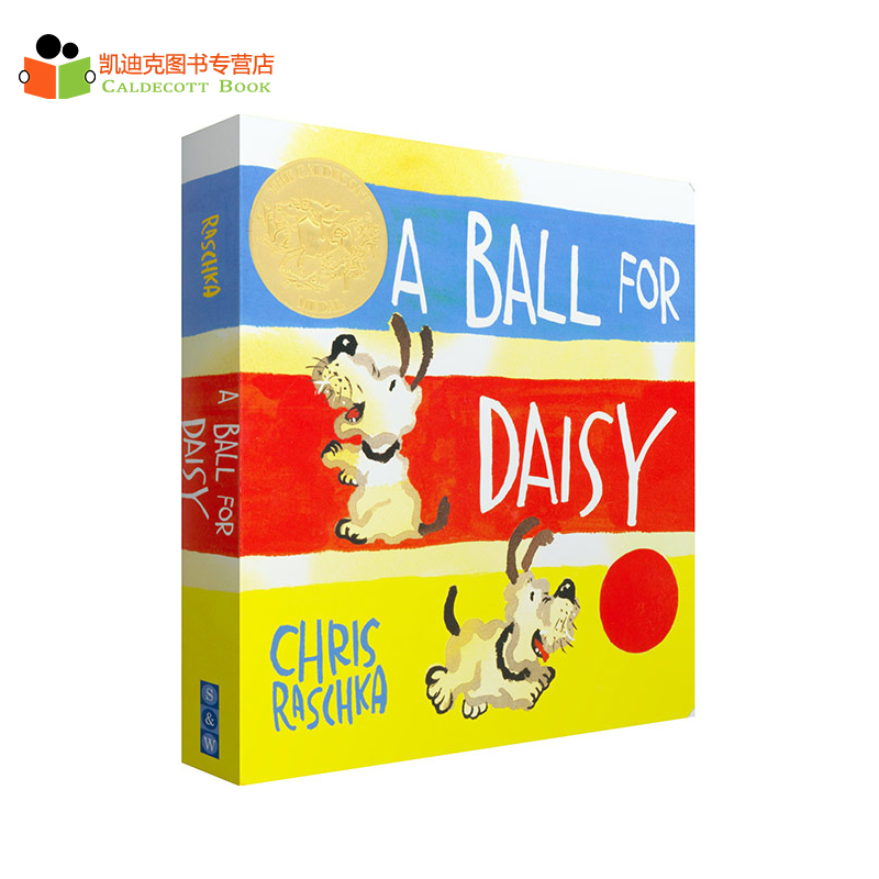 凯迪克大奖 A Ball for Daisy 黛西的球 英文原版绘本纸板