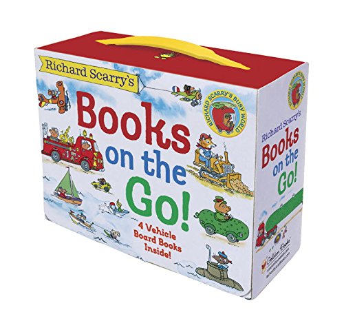 斯凯瑞 奇妙交通工具（4册） 儿童认知绘本 Richard Scarry's Books on the Go 英文进口原版 [3-6岁]