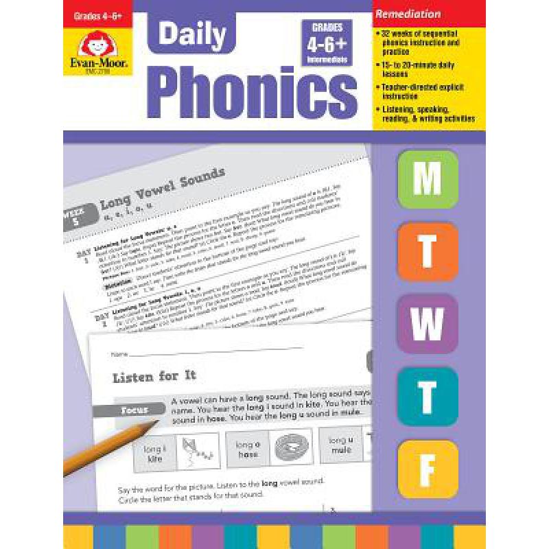 每日练习系列 自然拼读 四至六年级 教师版 Daily Phonics, Grade 4...