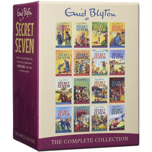 英文原版 The Secret Seven Collection 1-16 七个小神探 16册儿童章