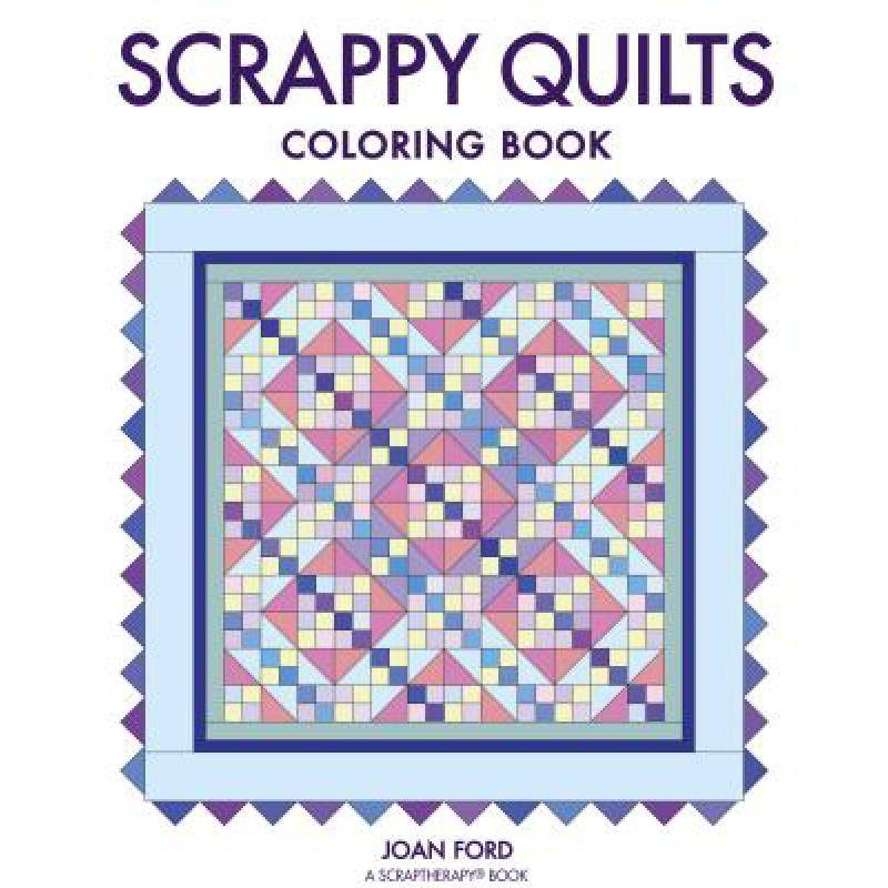 Scrappy Quilts Coloring Book