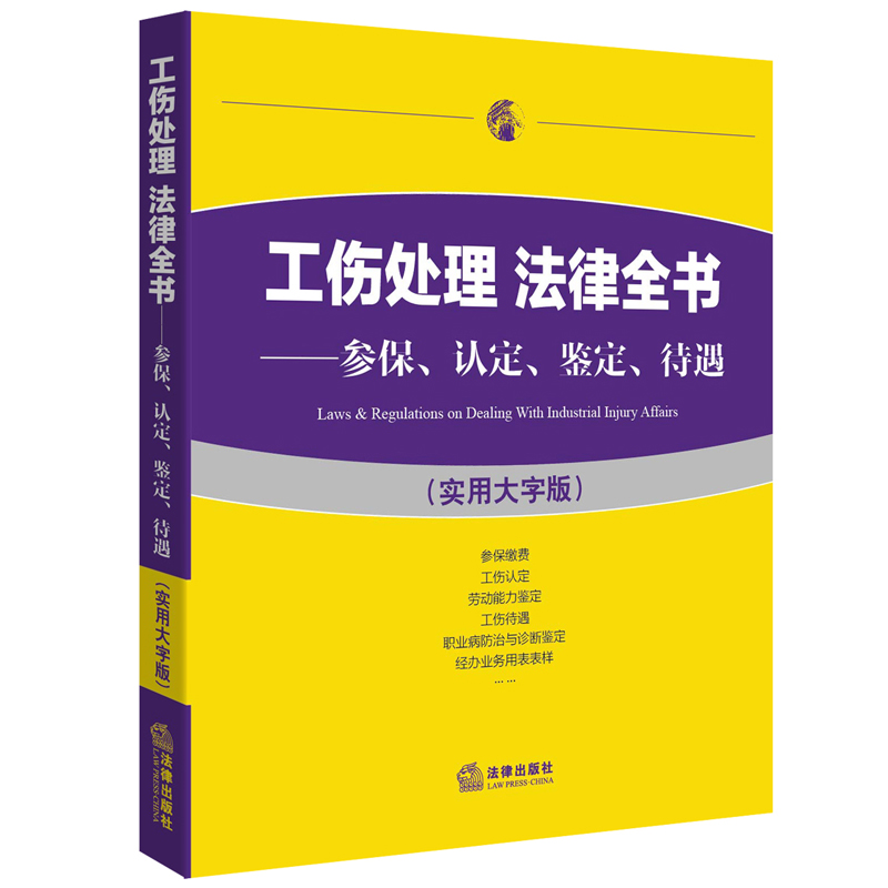 工伤处理 法律全书：参保、认定、鉴定、待遇（实用大字版）