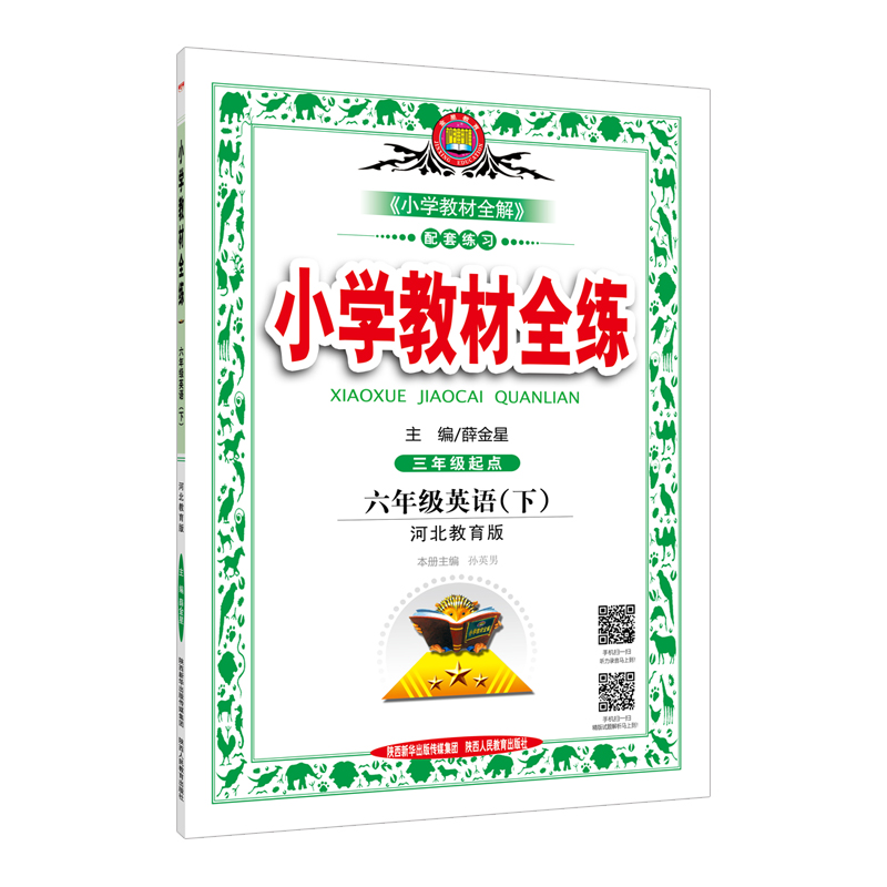 小学教材全练 六年级英语下 河北教育版 2017春