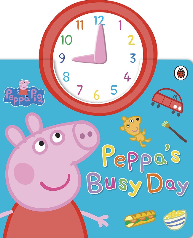 Peppa Pig: Peppa's Busy Day小猪佩奇的忙忙碌碌日 时钟书【纸板】