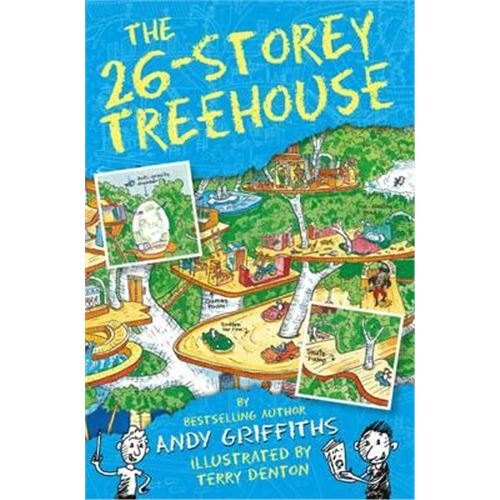 现货 26层树屋故事 英文原版 The 26-Storey Treehouse 小屁孩树屋历险记 疯狂树屋历险记 儿童初级章节书 7-