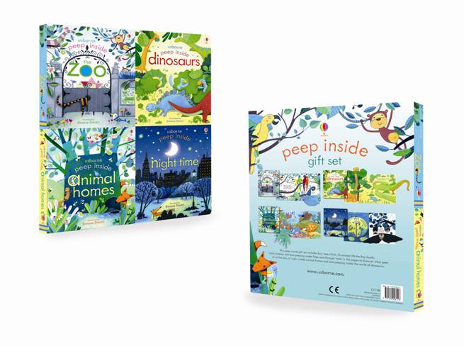 Peep Inside 4 book shrink wrapped gift set 英文原版