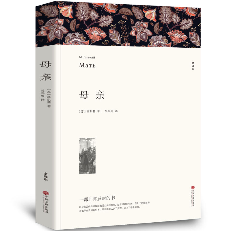 母亲 原著全本无删节 初中生中小学生必读课外小说经典文学世界名著 书籍