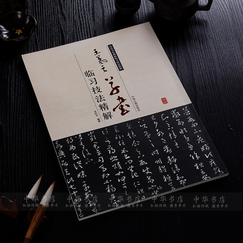 王羲之草书临习技法精解 毛笔书法字帖草书入门教程王羲之草书字帖 毛笔书法字帖米字格