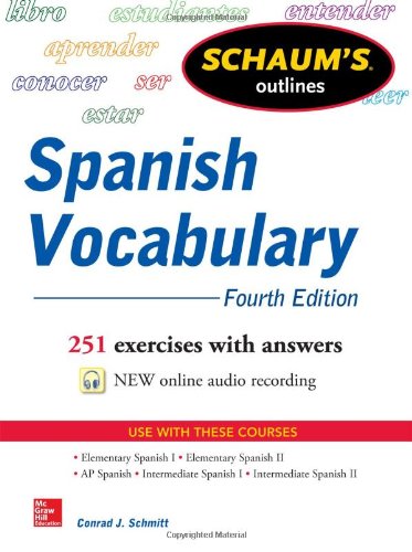 Schaum's Outline of Spanish Vocabulary,
