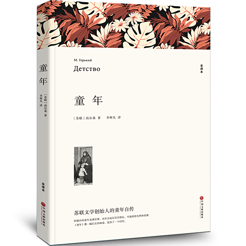 童年 高尔基著李辉凡译 全译本原著全本无删节中学生必读课外小说经典文学世界经典名著 畅销书
