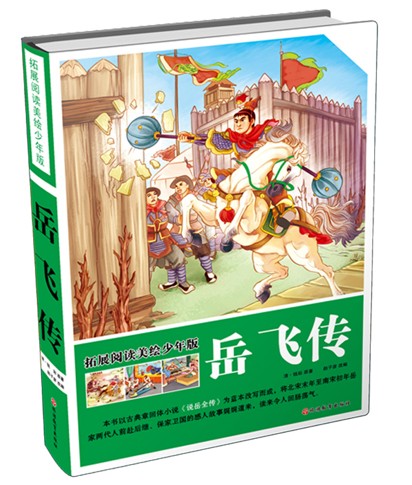 拓展阅读美绘少年版：岳飞传（精装）