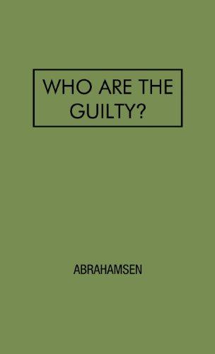 Who Are the Guilty?: A Study of