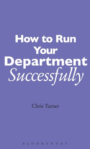 How to Run Your Department