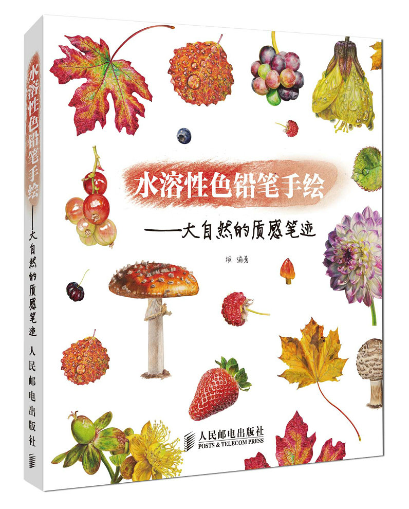 水溶性色铅笔手绘：大自然的质感笔迹（绘客出品）