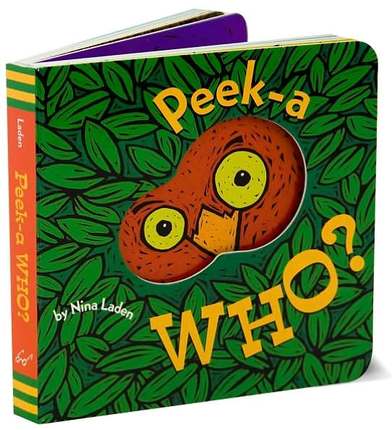 英文原版猜猜我是谁Peek A Who 躲猫猫纸板书 幼儿英语启蒙 绘本童书送音频