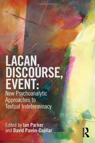 Lacan, Discourse, Event: New