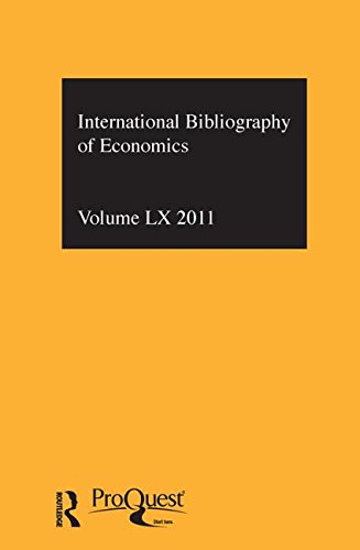 Ibss: Economics: 2011 Vol.60: