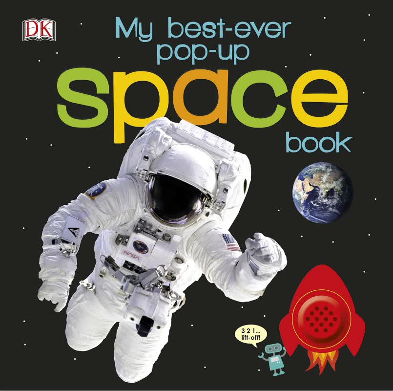 预售 我的太空发声立体书 英文原版My Best-Ever Pop-Up Space Book