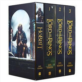新版英文原版HOBBIT THE LORD OF RINGS（魔戒）指环王三部曲+霍比特人