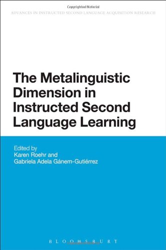 The Metalinguistic Dimension i