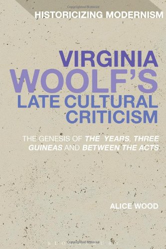 Virginia Woolf's Late Cultural