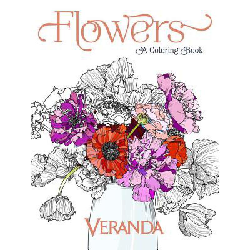 Veranda Flowers: A Coloring Book