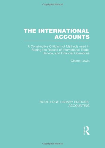 The International Accounts (Rle