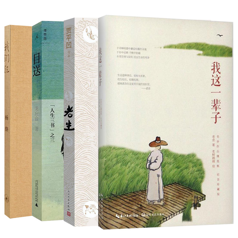 老生+我们仨+目送+我这一辈子 （套装4册）