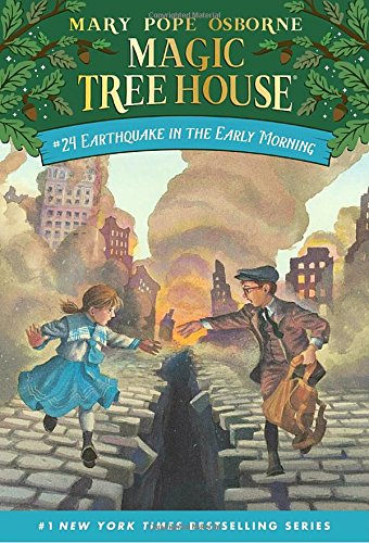 Magic Tree House #24: Earthquake In The Early Morning 神奇树屋 进口原版 桥梁书章节书