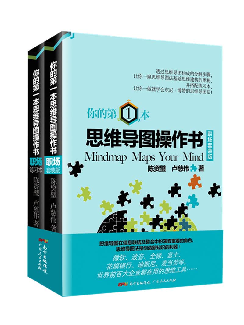 你的第一本思维导图操作书：职场套装版（全两册）陈资璧9787218117775