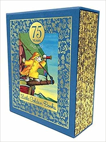 75 Years of Little Golden Books: 1942-2017 英文进口原版 金色童书75周年12本套装 包括I Am a Bunny在内的12个经典绘本 斯凯瑞童书