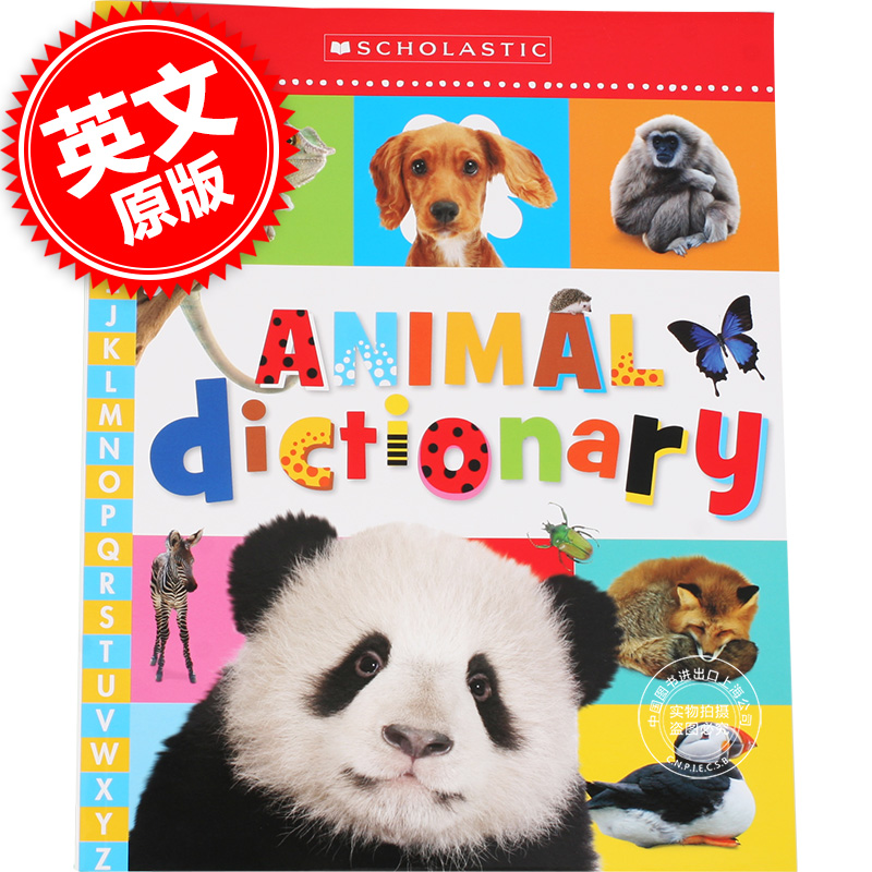 英文原版 Animal Dictionary 儿童图解动物字典