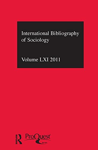 Ibss: Sociology: 2011 Vol.61: