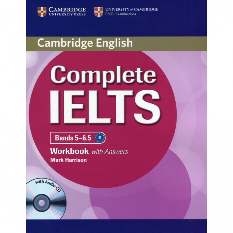 原版剑桥雅思Complete IELTS Bands5-6.5练习册带答案带AudioCD