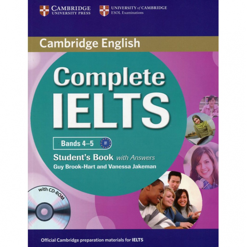 现货剑桥雅思Complete IELTS Bands 4-5学生用书带答案带CD-ROM