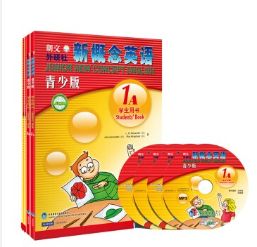 新概念英语青少版（第1级 学生用书＋练习册 套装共4册 附光盘） [Junior New