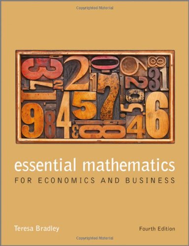 Essential Mathematics for Economics and