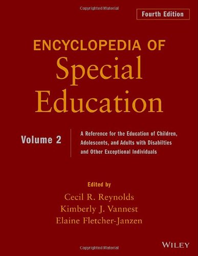Encyclopedia of Special Education